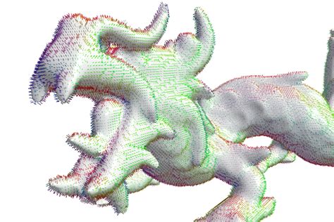 Left Column Mean Curvature First And Second Principal Directions And