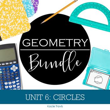 Circles Unit Bundle Geometry Curriculum Unit 6 By Kacie Travis TPT