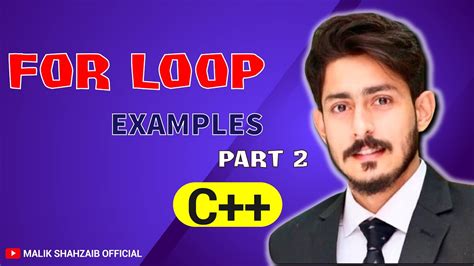 12 For Loop Examples Program In C In Lecture Define Explained Syntax