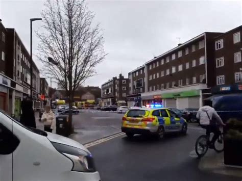 Emergency Services Respond To Gas Explosion In Harold Hill Area Of