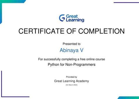 Abinaya Venkadesan On Linkedin Python Greatlearning