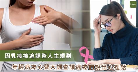 乳癌年輕化 乳癌耽誤人生規劃！年輕病友心聲大調查說出心內話 Heho Cancer