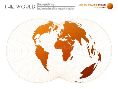 Low Poly World Map Stock Illustration Illustration Of Icon 178288561