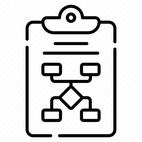 Flow Chart Architecture Diagram Clipboard Planning Business Icon Download On Iconfinder