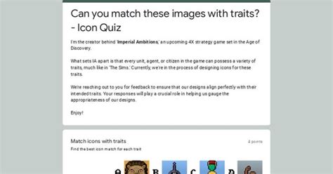 Trait Image Matching Challenge This Fun Quiz Is Made To Help Us Perfect Our Art Design Rgamedev