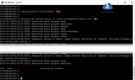 troubleshooting replacing a corrupted certificate on esxi server