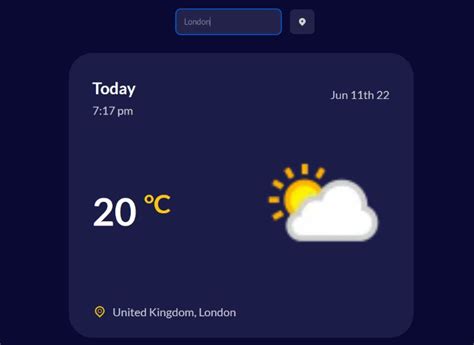 A Weather App Usign Reactjs And Pure Css