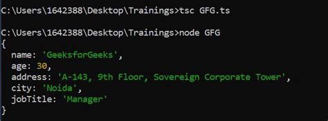 Typescript Object Extending Types Geeksforgeeks