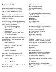 Exercises On Probability Pdf Practice Exercises On Probability 1 Four Balls Are Selected At
