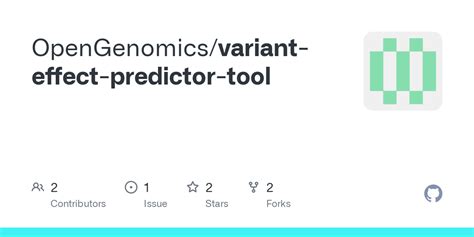 Github Opengenomicsvariant Effect Predictor Tool