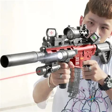 Electric Gel Ball Blaster Gun Realistic Orbeez Shooting Game For Outdoor Splatter Fun With