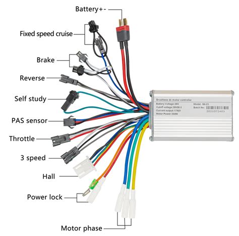 Yalu Brushless Controller 24v For Hub Motor 250w Zbotic