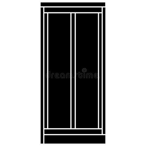 Rectangular Window Outline For House Isolated On White Background