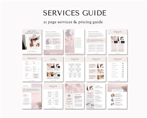 Virtual Assistant Templates Virtual Assistant Website Virtual Assistant Canva Template Bundle