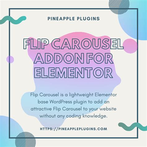 Flip Carousel Addon For Elementor Pineapple Plugins