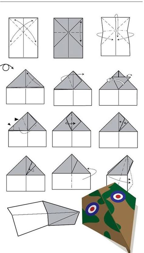 آموزش ساخت انواع موشک های کاغذی عکس میهن فال