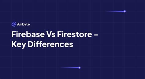 Firebase Vs Firestore Which Is More Reliable For Real Time Applications Airbyte