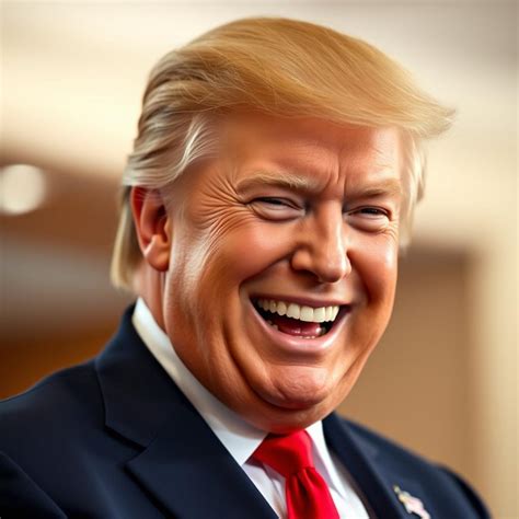 Laughing Trump A Joyful Portrait