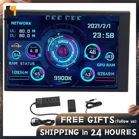 Welcomehome Inch IPS USB Mini Screen CPU RAM HDD Data Temperature Display Sub Shopee