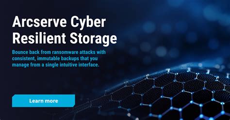 Arcserve Cyber Resilient Storage Arcserve