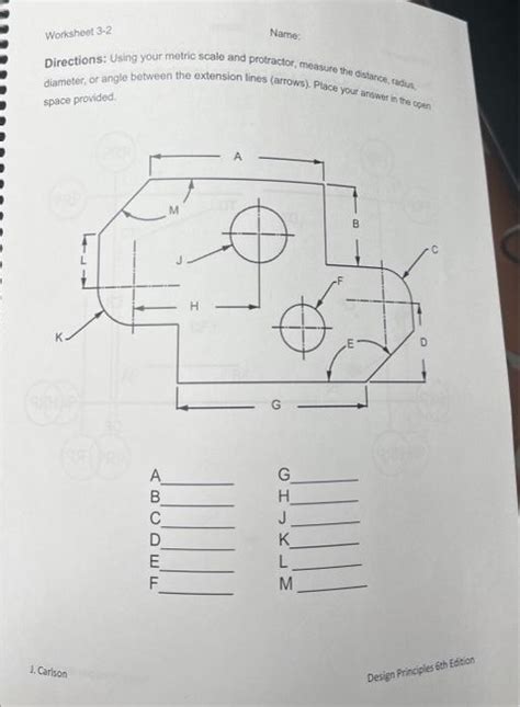 Solved Directions Using Your Metric Scale And Protractor