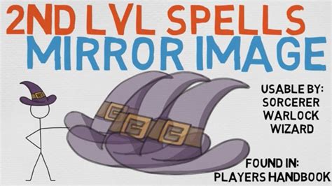 2nd Level Spell 53 Mirror Image Dnd 5e Spell Youtube