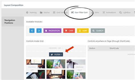 Add Navigation Filters To Page Based Grids Essential Grid Wordpress Gallery Plugin