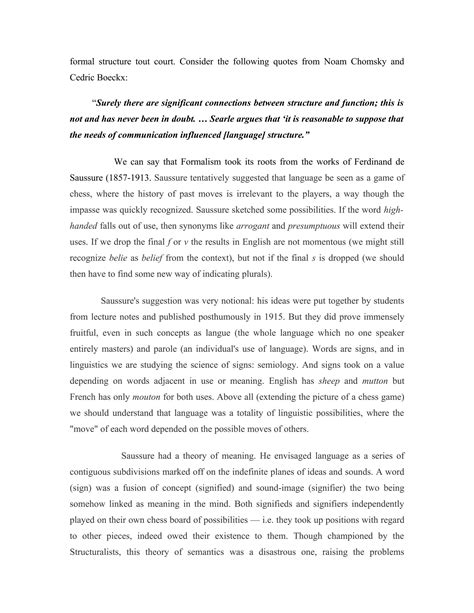 Functionalism Vs Formalism Tasawar Doc