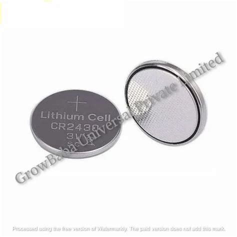 Generic Cr2430 3volt Lithium Coin Cell Battery Non Rechargeable At ₹ 85 Piece In New Delhi