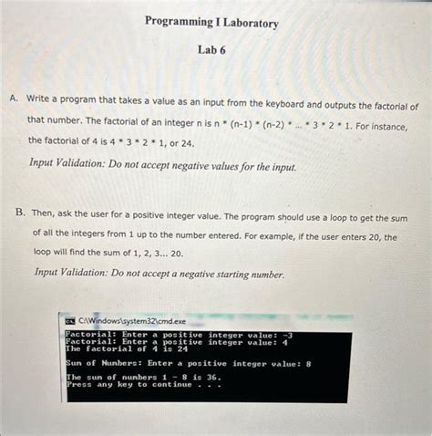 Solved A Write A Program That Takes A Value As An Input