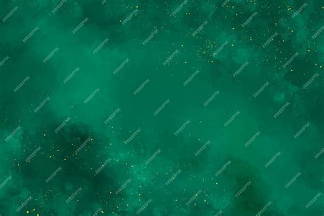 수채화 에메랄드 배경 무료 벡터