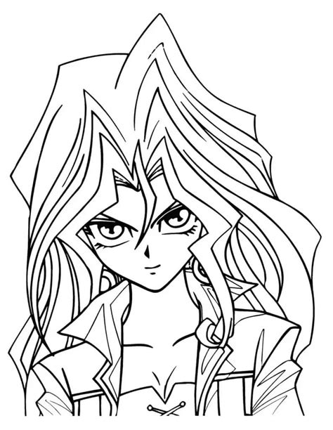 Omalovánka Mai Valentine V Yu Gi Oh K Vytisknutí Zdarma