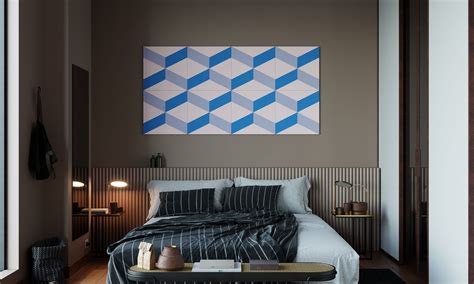 Cube Panel Design Art Spacekit Customizable Wall Decor Customizable Wall Art Neutral