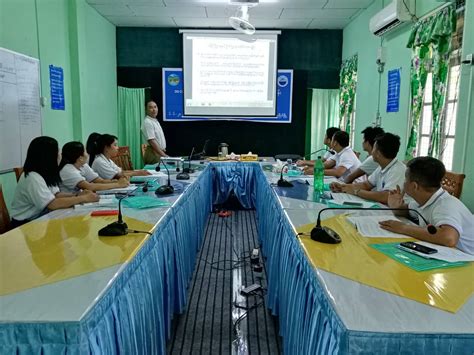 မွန်ပြည်နယ် ငါးလုပ်ငန်းဦးစီးဌာနတွင် အလုပ်သင် နေ့စား ဝန်ထမ်းများ လုပ်ငန်းခွင်ဝင် သင်တန်း ၁