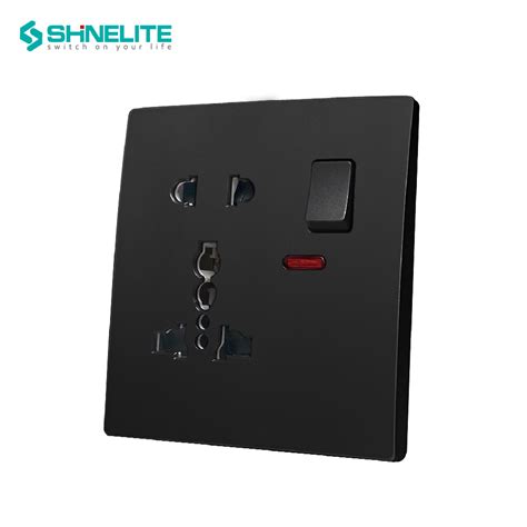 Royal 5 Pin Socket Switch Universal Socket Anti Fire Safety Door Wall Socket Wall Switch And