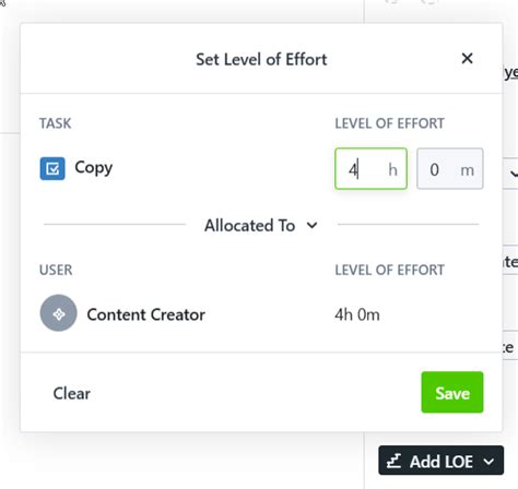 Getting Started With Level Of Effort Workflow Lytho Support