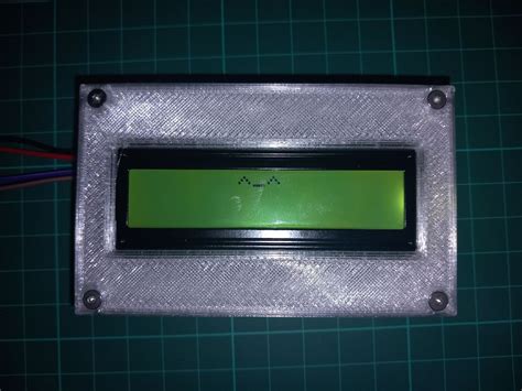 stl file lcd 1602 16x2 i2c case housing 🔌 ・3d printable model to download・cults