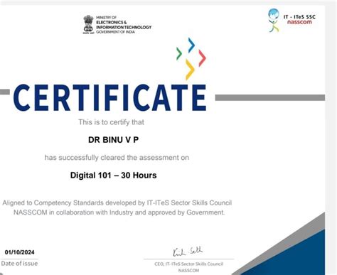 About Nasscom Digital 101 Course Ktu 2024 Scheme