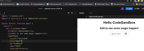 Setting Min Max On Mui Text Field Date Creates Weird Placeholder Value In Chrome Issue
