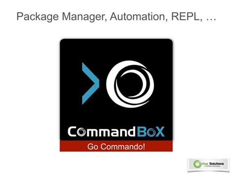 Command Box Package Manager Automation Repl Pptx Operating