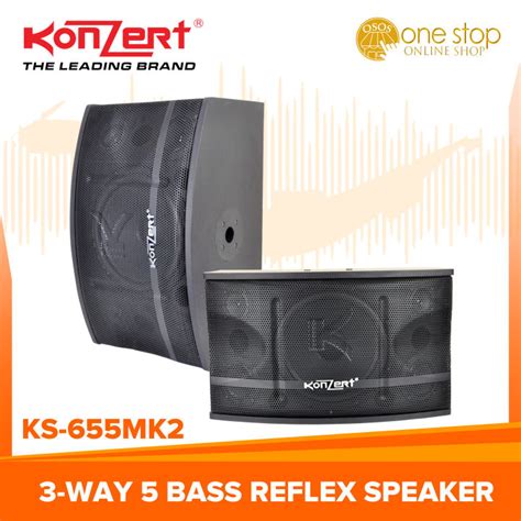 Konzert Original Ks 655mk2 Karaoke Speaker System 12inches 3 Way Speaker System W Neo Horn