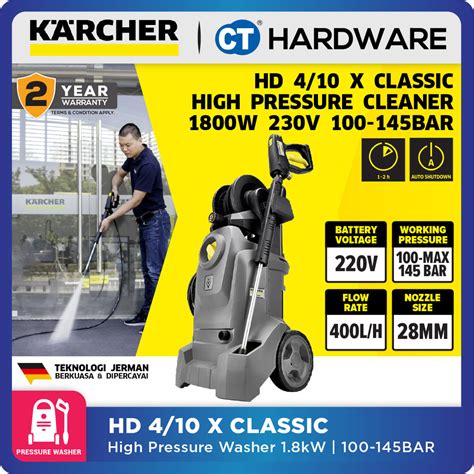Karcher Hd410xclassic Hd 410 X High Pressure Cleaner 1 8kw Working