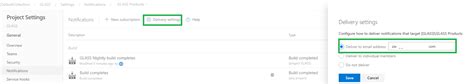 tfs email notifications in azure devops server on a scheduled build