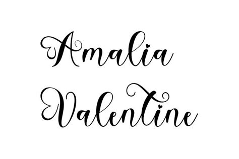 amalia valentine font free font download