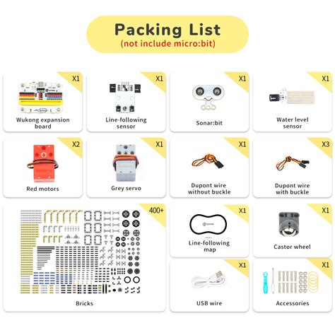 Elecfreaks Microbit 32 In 1 Wonder Building Bricks Coding Kit