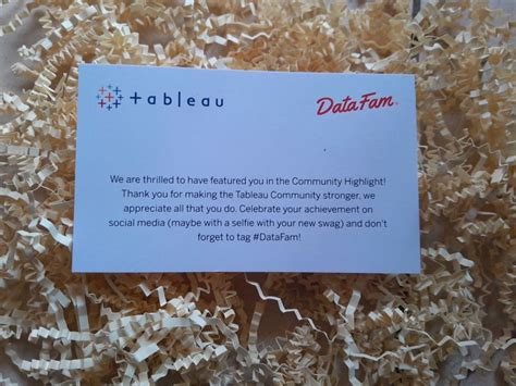 Tableau And Datafam Swags Alert Omokehinde Ayodeji