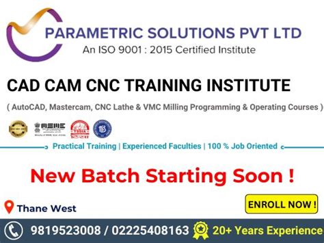 Tirupati 🚀 Master Cad Cam Cnc With Parametric Solutions Pvt Ltd 🚀 Iso 90012015 Certified