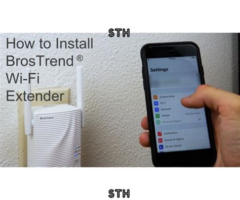 BrosTrend AC WiFi Booster Range Extender WPS Easy Setup WiFi Extender Mbps Wireless