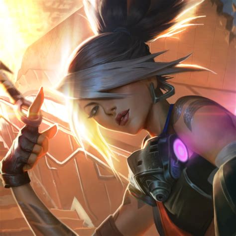 Akali True Damage Wallpaper Woman Holding Two Scythes Wallpaper Anime Anime Girls League Of Legends