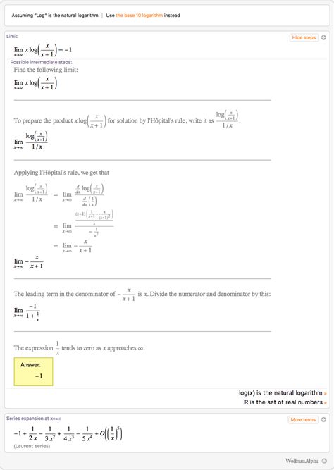 System Limitations Result Of The Limit N Infinity Xlnxx1
